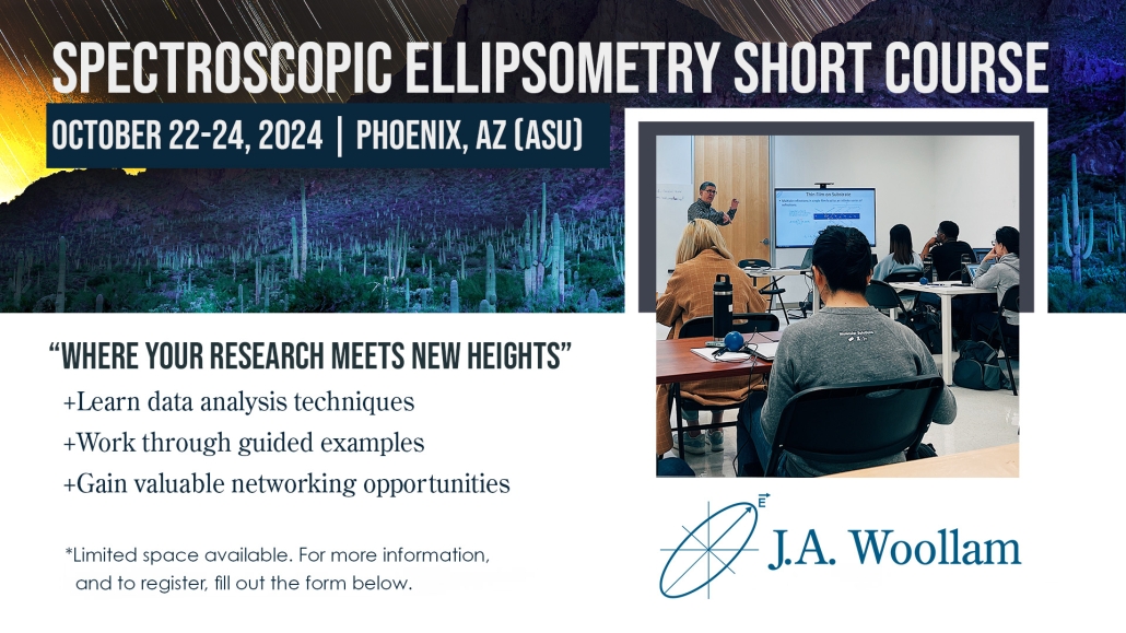 2024 CompleteEASE Short Course - Phoenix, AZ - J.A. Woollam